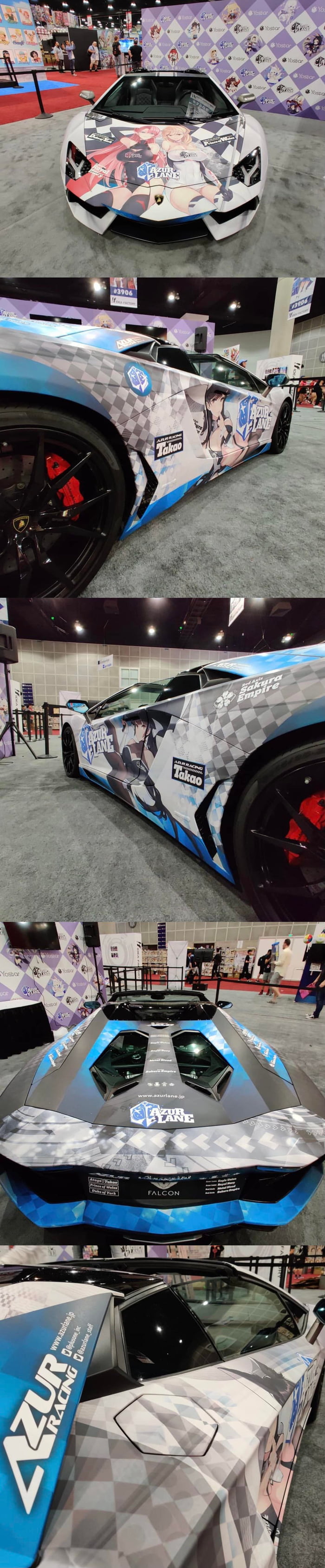 Official Azur Lane Lamborghini itasha - 9GAG