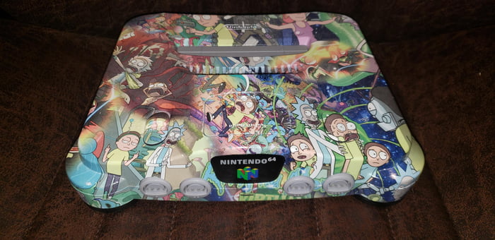 Rick and Morty N64 Custom by Kustomkonsoles - 9GAG