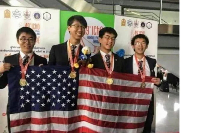 American math team finally beat the Chinese in a national competition ...