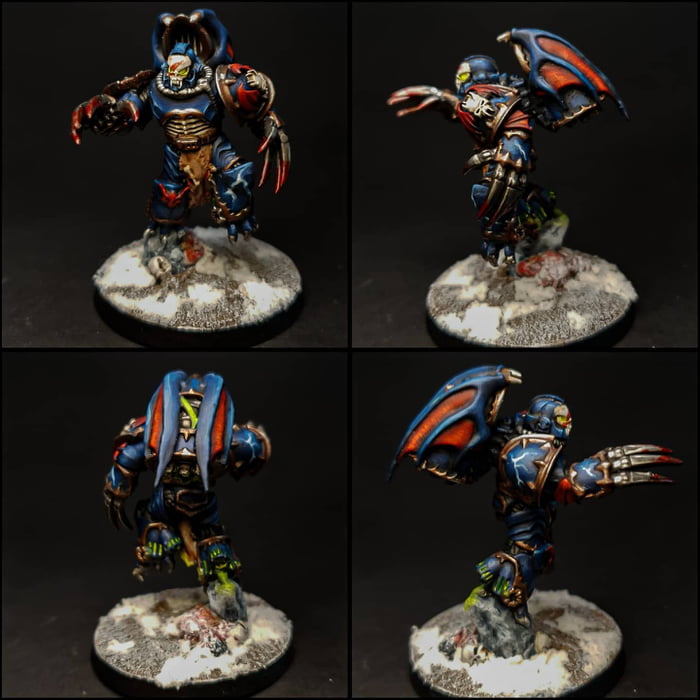 My Chaos Lord on Jumppack. Model from Helforged Miniatures! - 9GAG