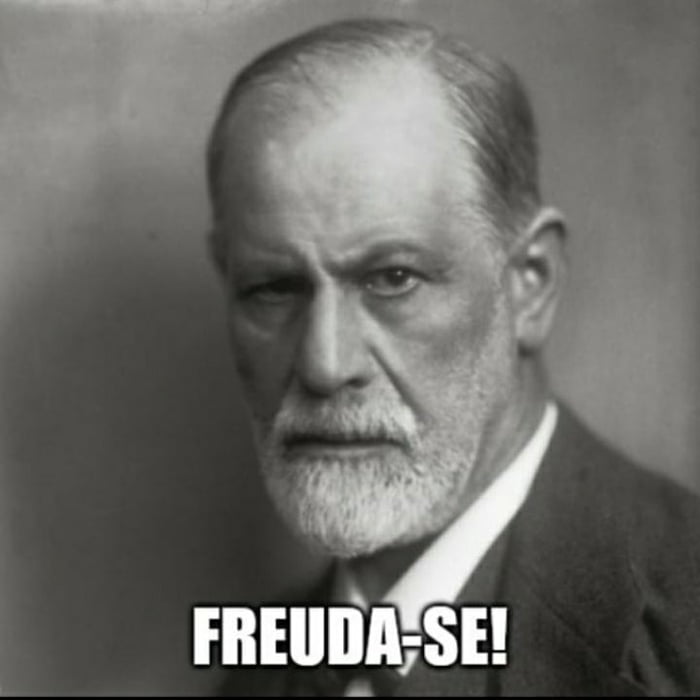 "Freuda-se. Para quando a coisa está psicanalíticamente fodida" - 9GAG