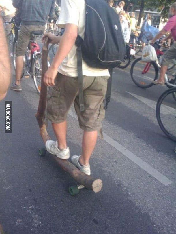 Because skateboarding is too mainstream - 9GAG