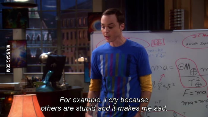 Sheldon being sheldon - 9GAG