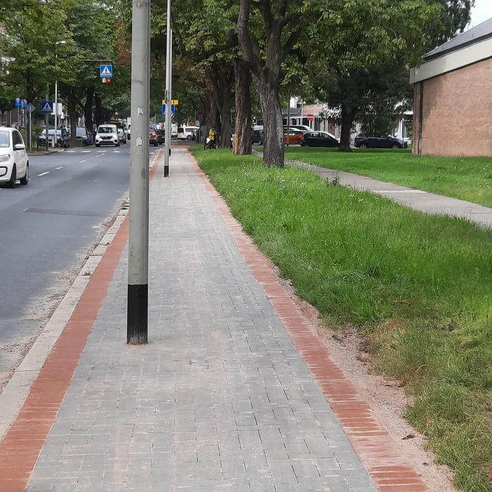 New pavement and widening for a biking lane - 9GAG