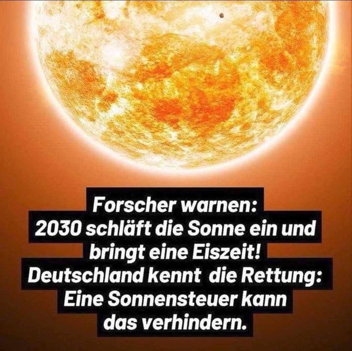 Das Ministerium wird es mit einer neuen Steuer verhindern - 9GAG