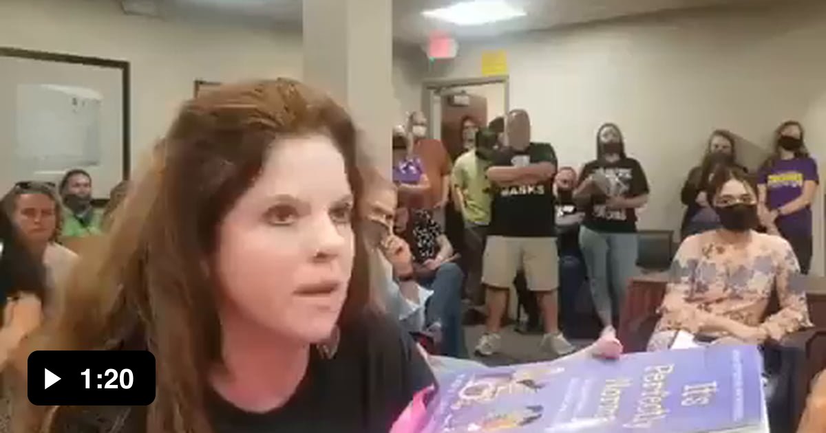 Mother leaves school board silent after reading indecent material from ...