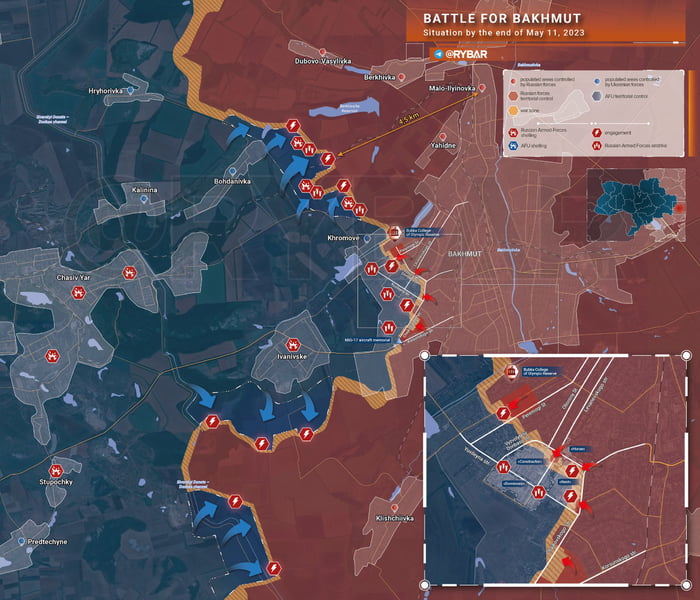 Russian sources are confirming succesfull UA counter-attacks in Bakhmut - 9GAG