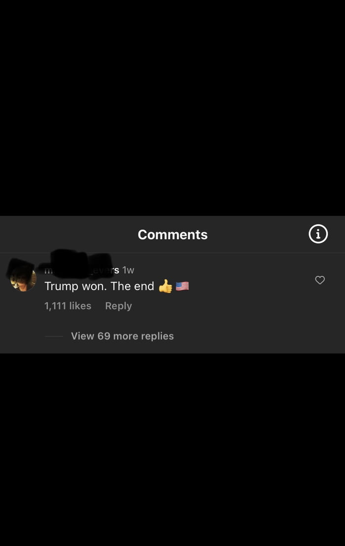 The perfect comment. The end - 9GAG