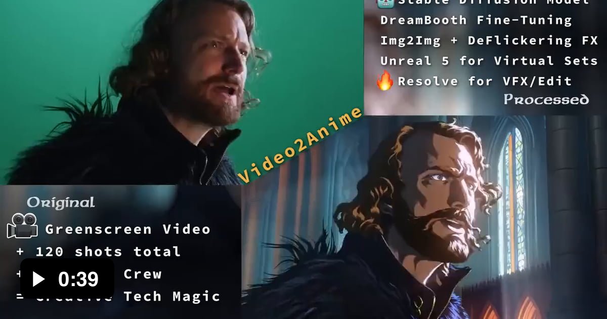 How they made this animation with AI (Stable Diffusion). - 9GAG