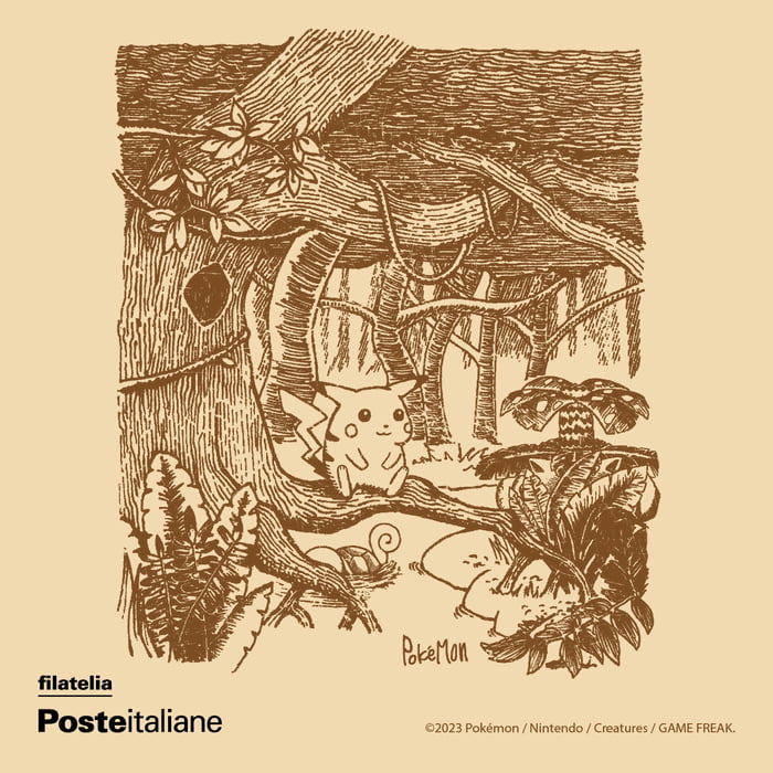 Italian Post launch pokemon themed stamp on the occasion of Pokémon Day ...