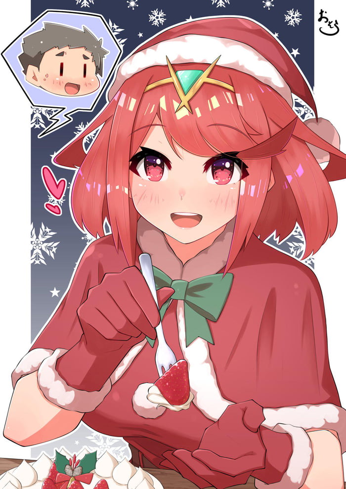 Merry Christmas from Pyra and Rex (Ragau01) - 9GAG