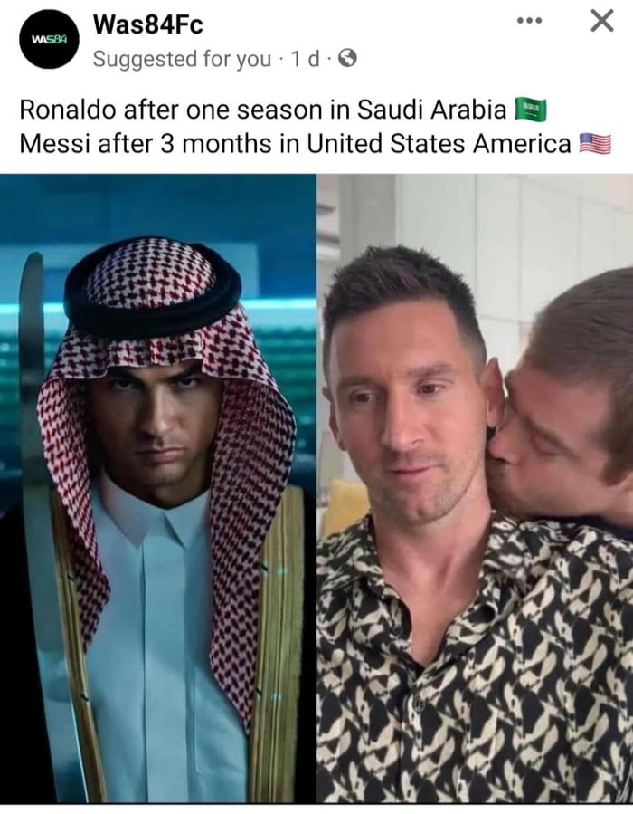 Messed up Messi..CR's the Chad! - 9GAG