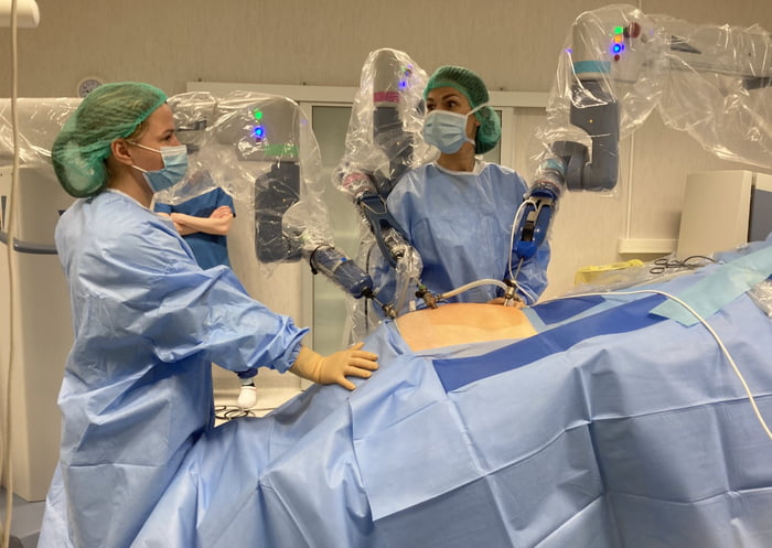 Today Lithuania performed first AI asisted robotic cancer surgery ...