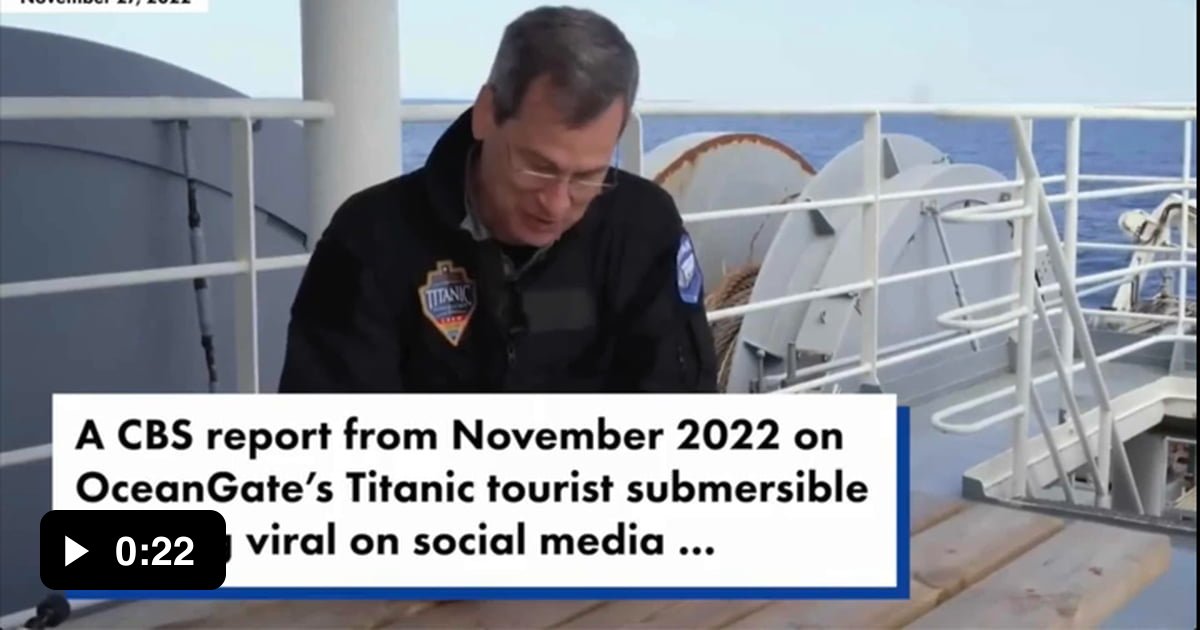 Missing OceanGate "TITAN" submersible made from carbon fiber that failed safety certification ...