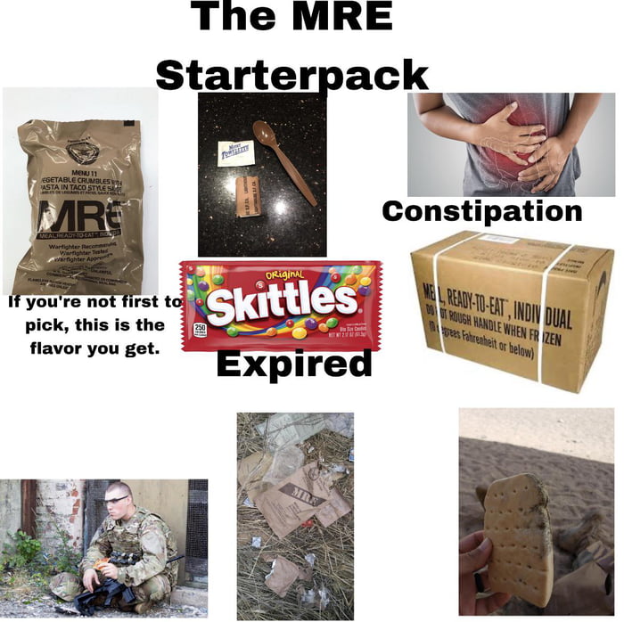 The MRE Starterpack - 9GAG