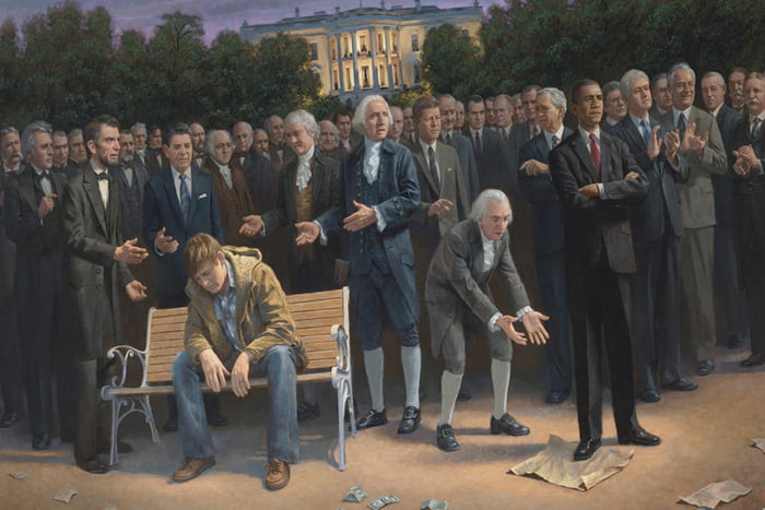 Forgotten Man painting purchased by Sean Hannity - 9GAG