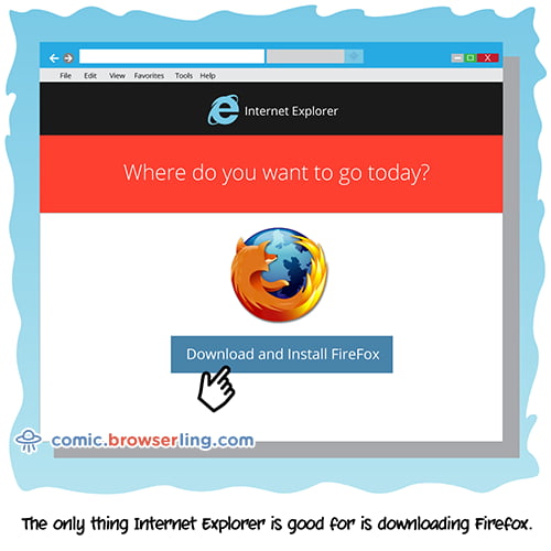 Internet Browsers Comic