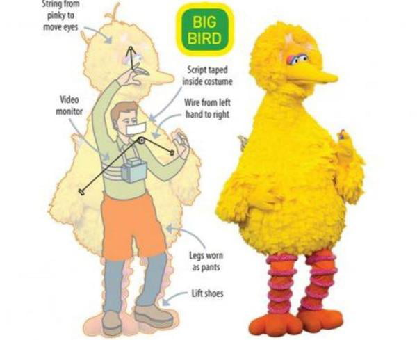 Literally never knew what was inside Big Bird! - 9GAG