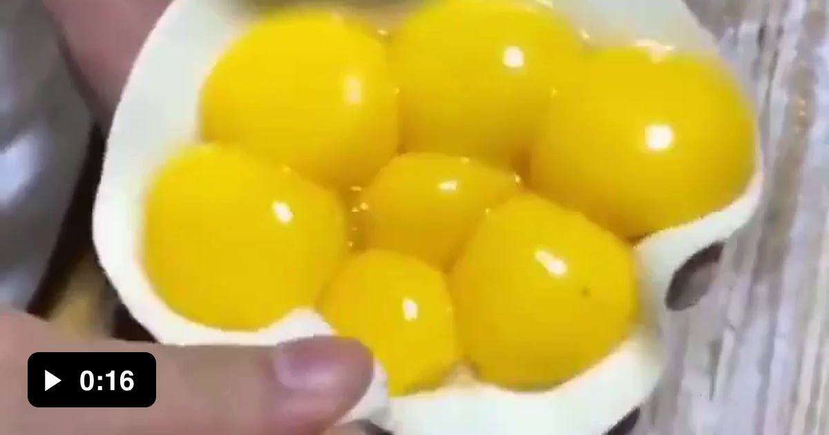 Folding an egg dumpling… - 9GAG