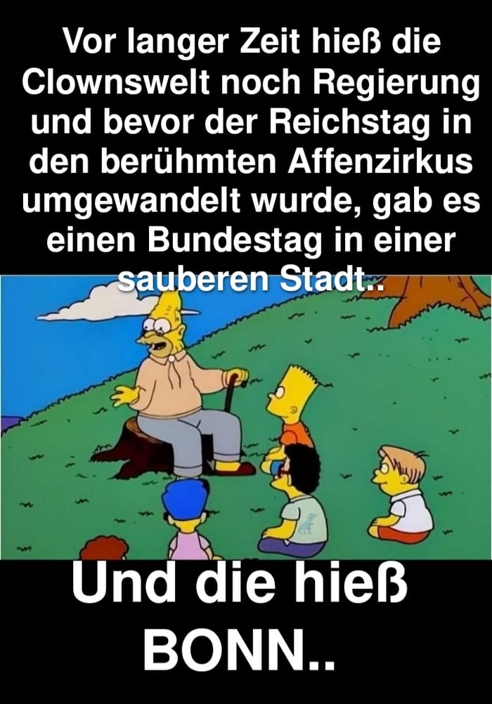 Ja, ja, ja manches ändert sich nie.. Milhouse: Hey kommt mit, da da quatscht ein alter Mann ...