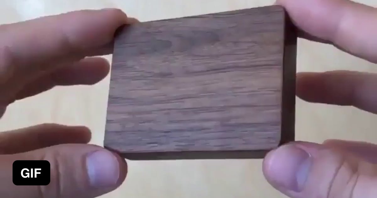 Wooden Slim Ring Box with Rotating Display. - 9GAG