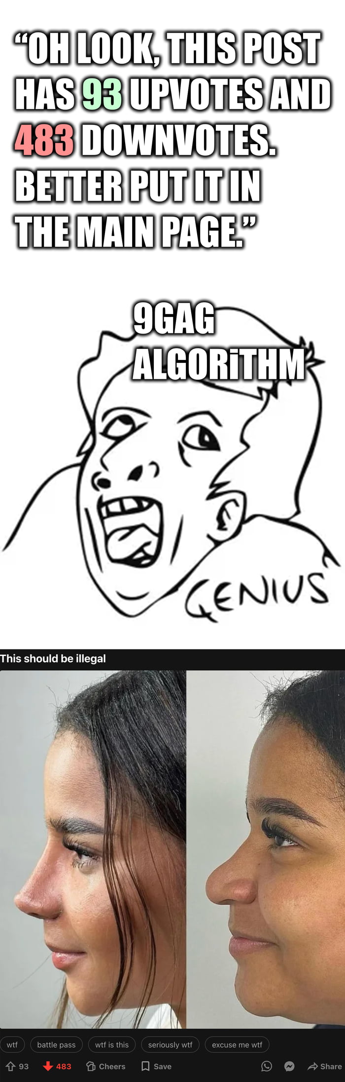 What the h*ll are the developers doing? - 9GAG