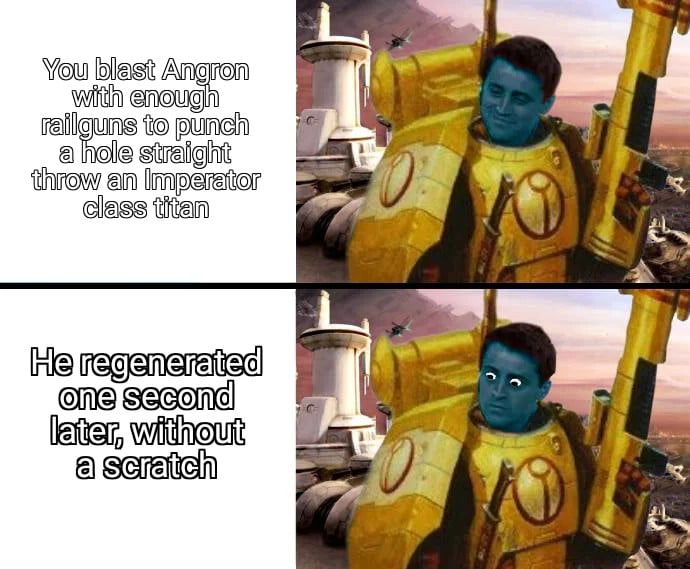 Tau: not fair! that's cheating! - 9GAG
