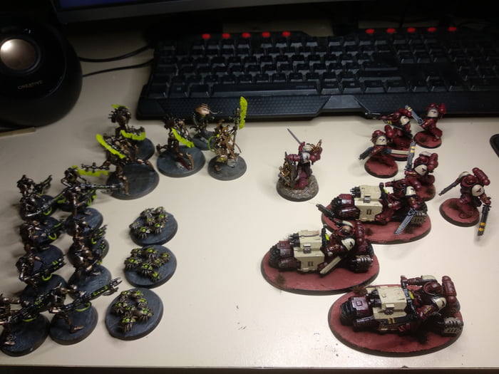 Finally finished 9th Ed Starter Box, now what? - 9GAG