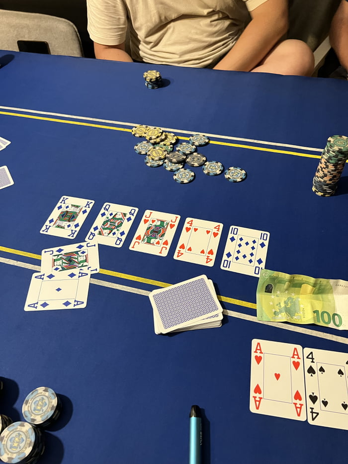 For the pokerplayers out there. Got a Royal Flush in our homegame ...