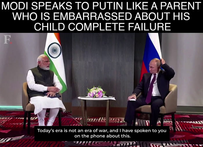 India is fed up with Russia - 9GAG