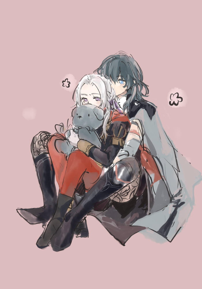 Byleth and Edelgard cuddle. - 9GAG