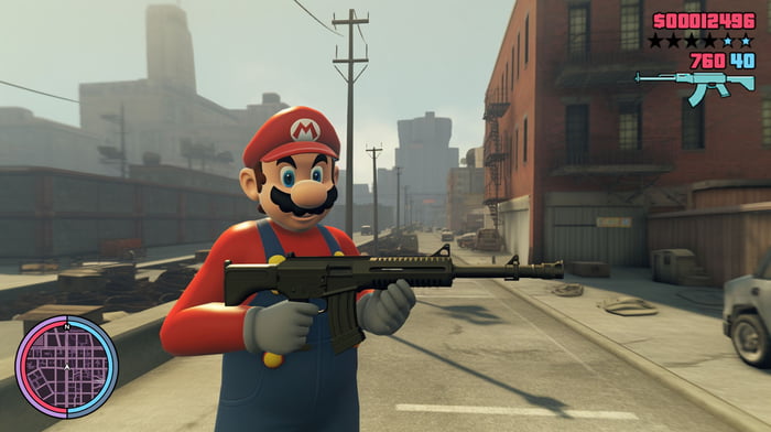 Mario by Rockstar games. Would you play it? - 9GAG