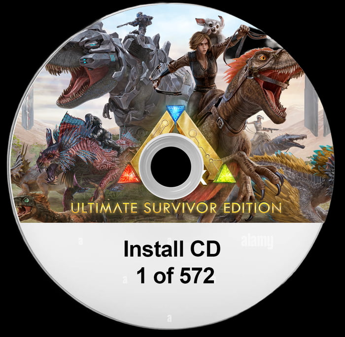 Learning that ARK with all DLCs is above 400GB - 9GAG