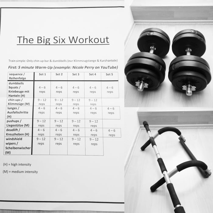 Big Six workout for my english and german speaking 9gaggers. You don't ...