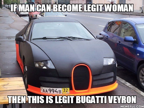 It feels like bugatti so it is bugatti! - 9GAG