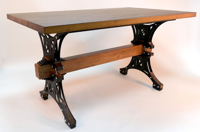 In the name of Ron Swanson, I made one more table. Liked this one a lot ...