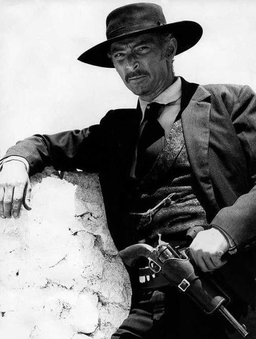 Actor Lee Van Cleef in 1965. After being typecasted as a villain for a ...