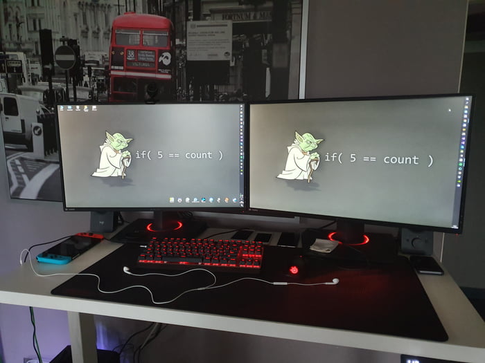 Mobile game developer desk - 9GAG