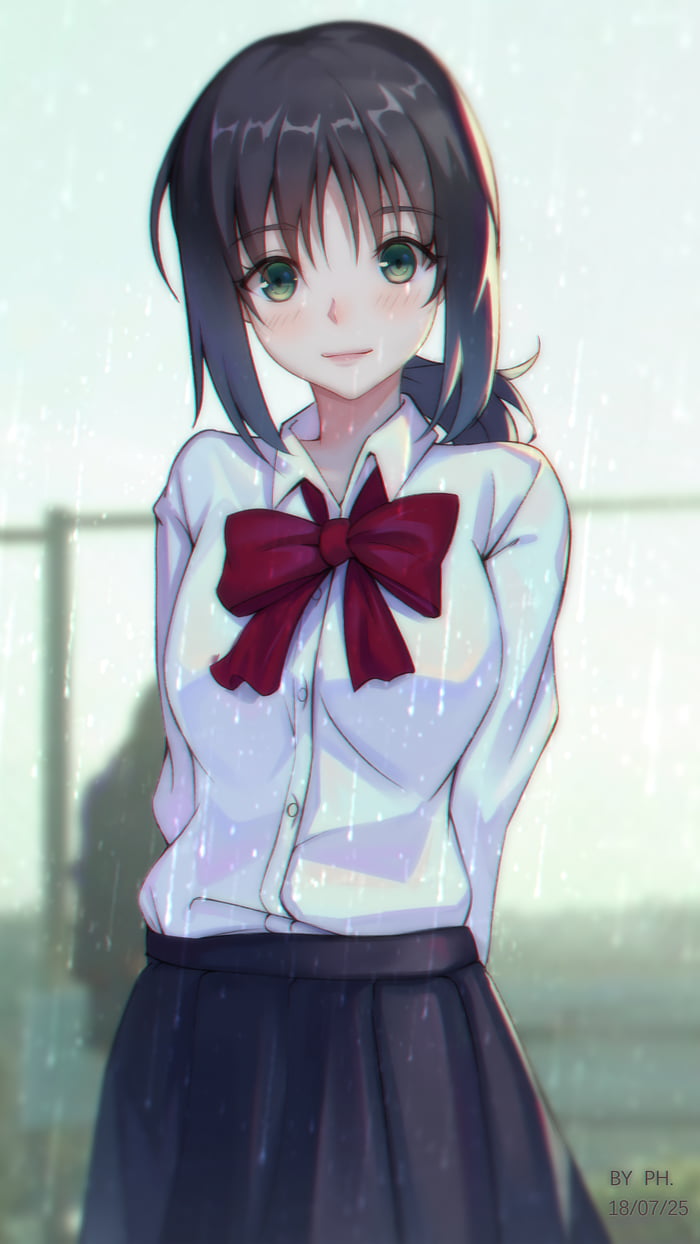 "Solace In Rain" Ayano Hanesaki - 9GAG