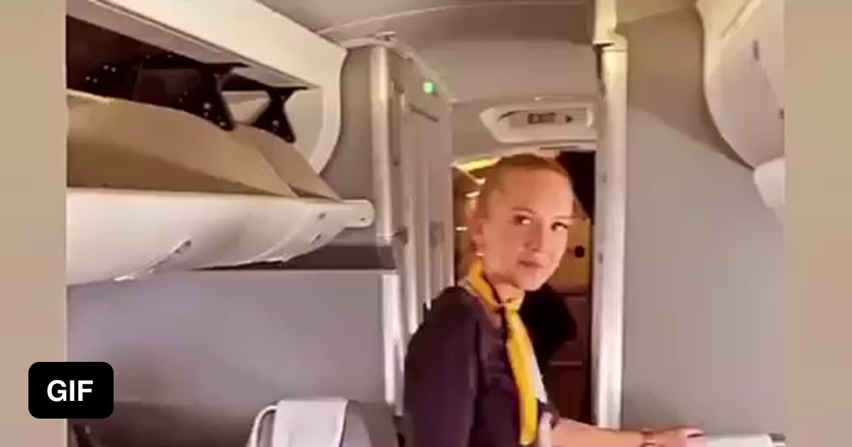 Stewardess with extra steps - 9GAG