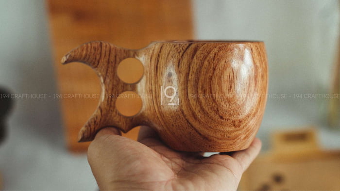 The Kuksa Wooden Cup (or Swedish: kåsa or Guksi) is a type of drinking ...
