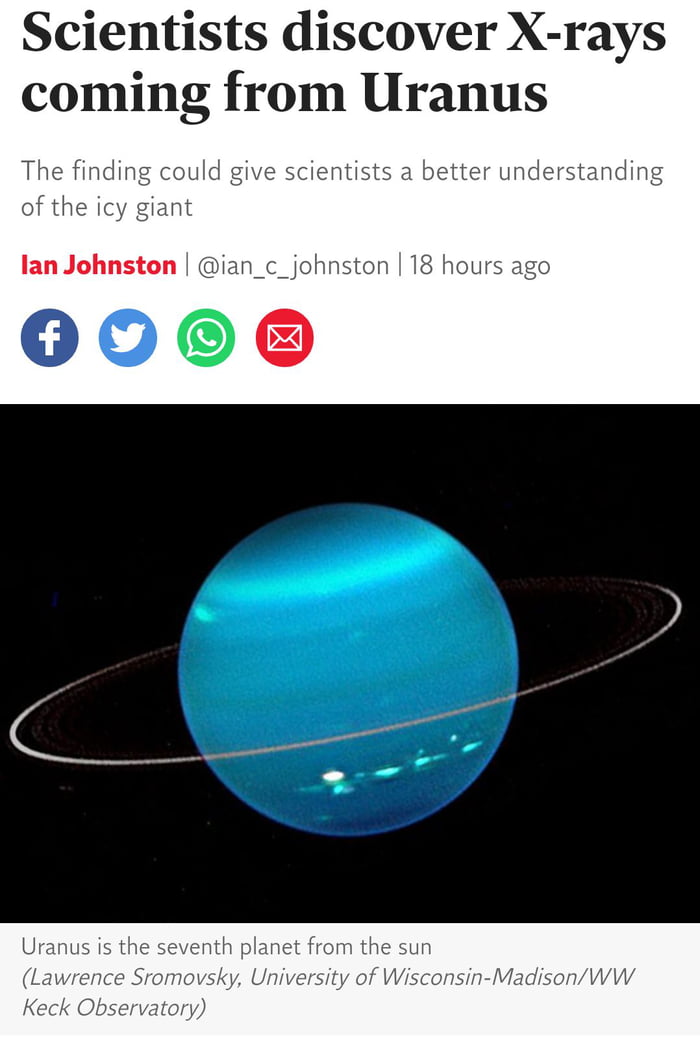 Uranus is on fire! - 9GAG