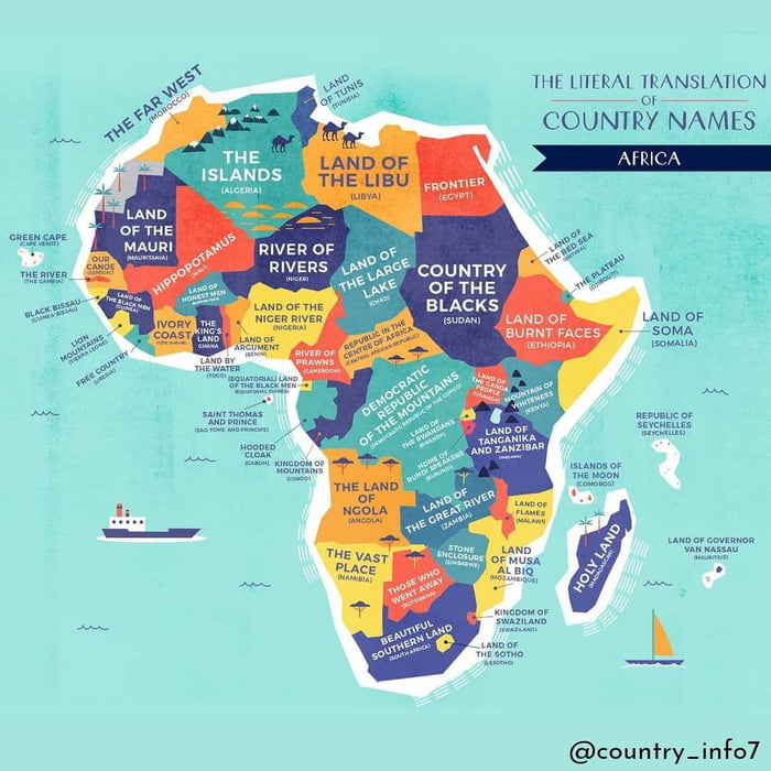 The Literal Translation Of Country Names (Patt 2) - 9GAG