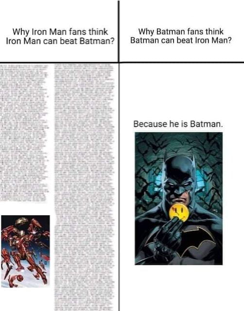 BECAUSE HE'S BATMAN!! - 9GAG