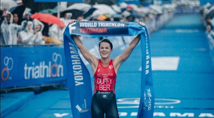 Flora Duffy wins first ever gold medal for Bermuda in the Olympics by ...