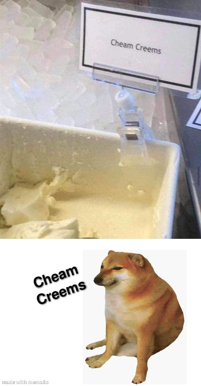 Creems approved by Cheems - 9GAG