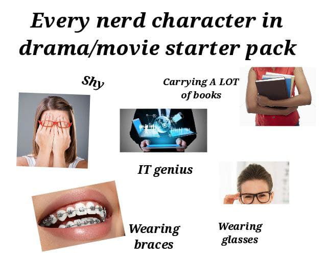 "NERDY KIDDO" starter pack - 9GAG