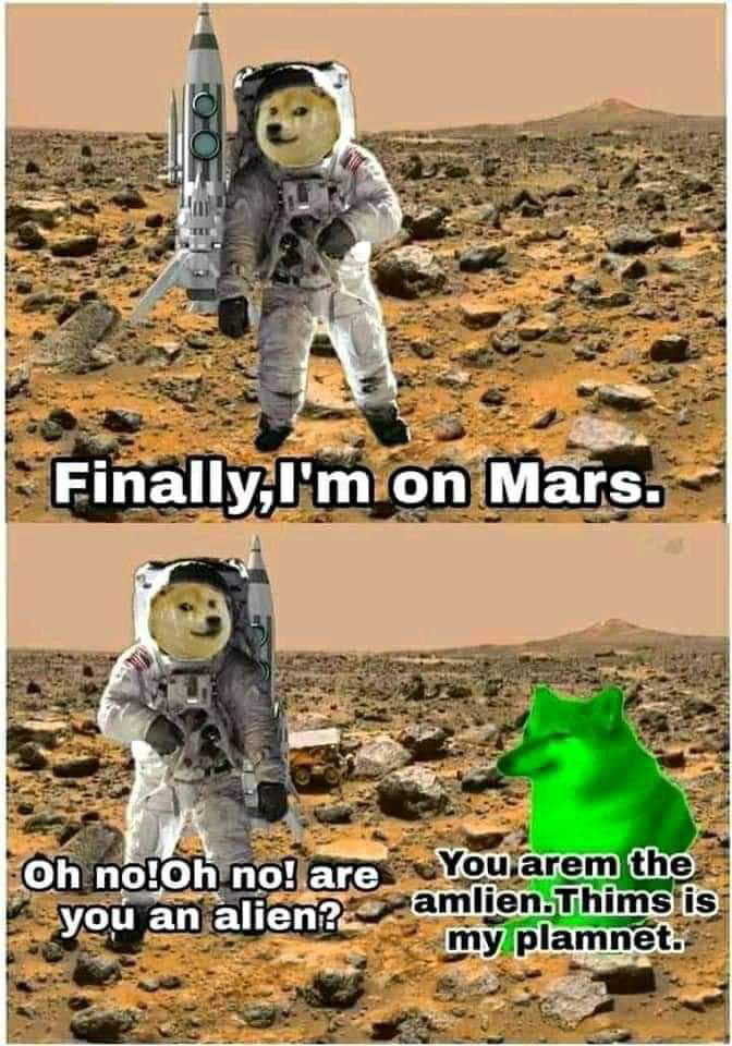 Cheems are not alien - 9GAG