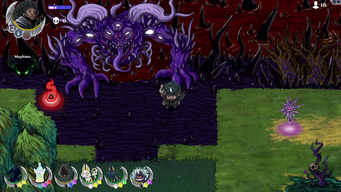 The first Boss for my game Spiriton (Monster-catcher/Rogue-lite RPG) - 9GAG