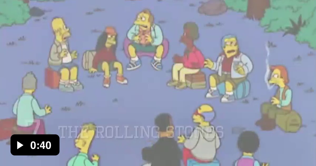 Rolling Stones in The Simpsons - 9GAG